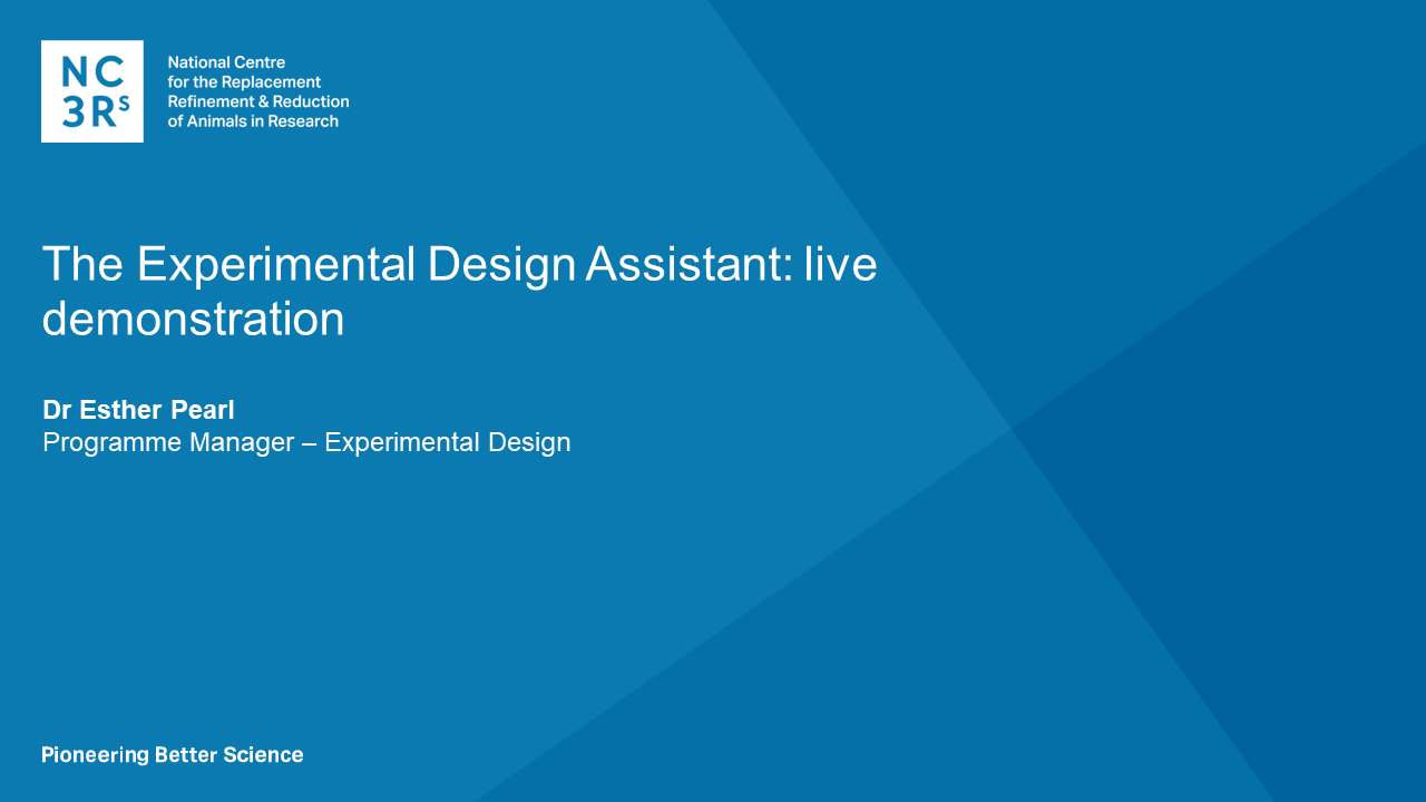 Why use the EDA? What does it do? | NC3Rs EDA